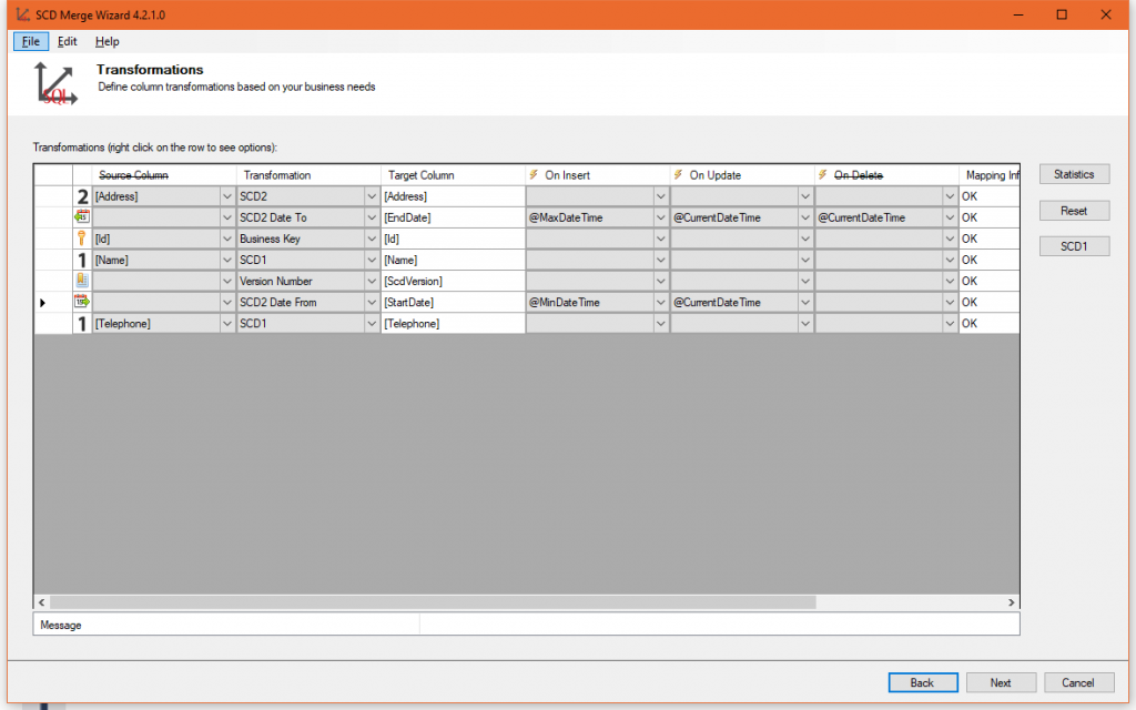 SCD type 1 & type 2 in MERGE statement | Azure Player