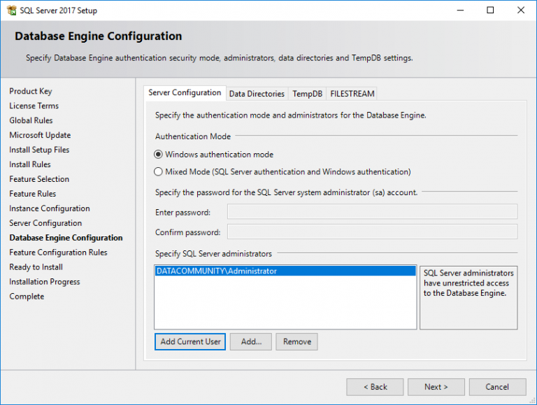 Installation of SQL Server using GUI | Azure Player