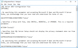 Unattended installation of SQL Server | Azure Player