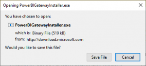 Installation and setting up Power BI Gateway | Azure Player
