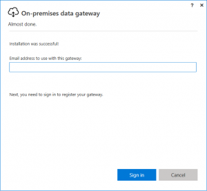 Installation and setting up Power BI Gateway | Azure Player