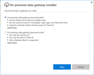 Installation and setting up Power BI Gateway | Azure Player