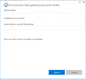Installation and setting up Power BI Gateway | Azure Player