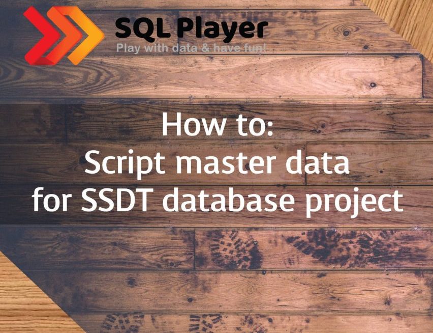 Ssdt Scripting Static Data From Sql Server Video Azure Player