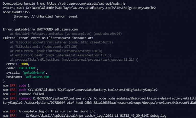 Skirmishes with automated deployment of Azure Data Factory | Azure Player